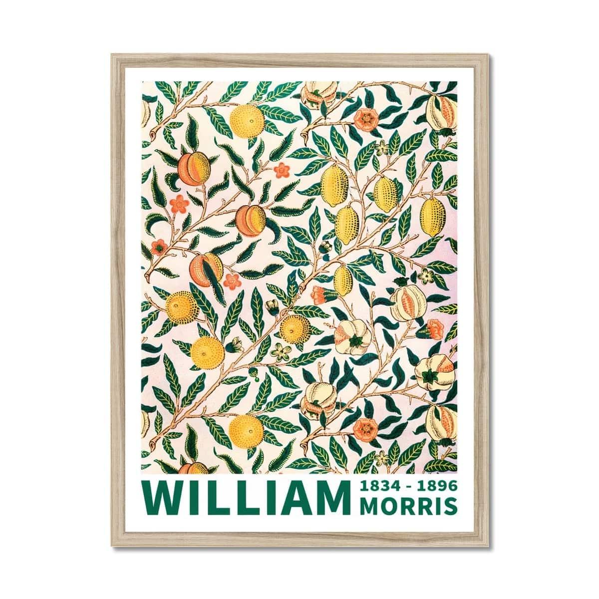 William Morris Lemon Tree Framed Print – Artformed